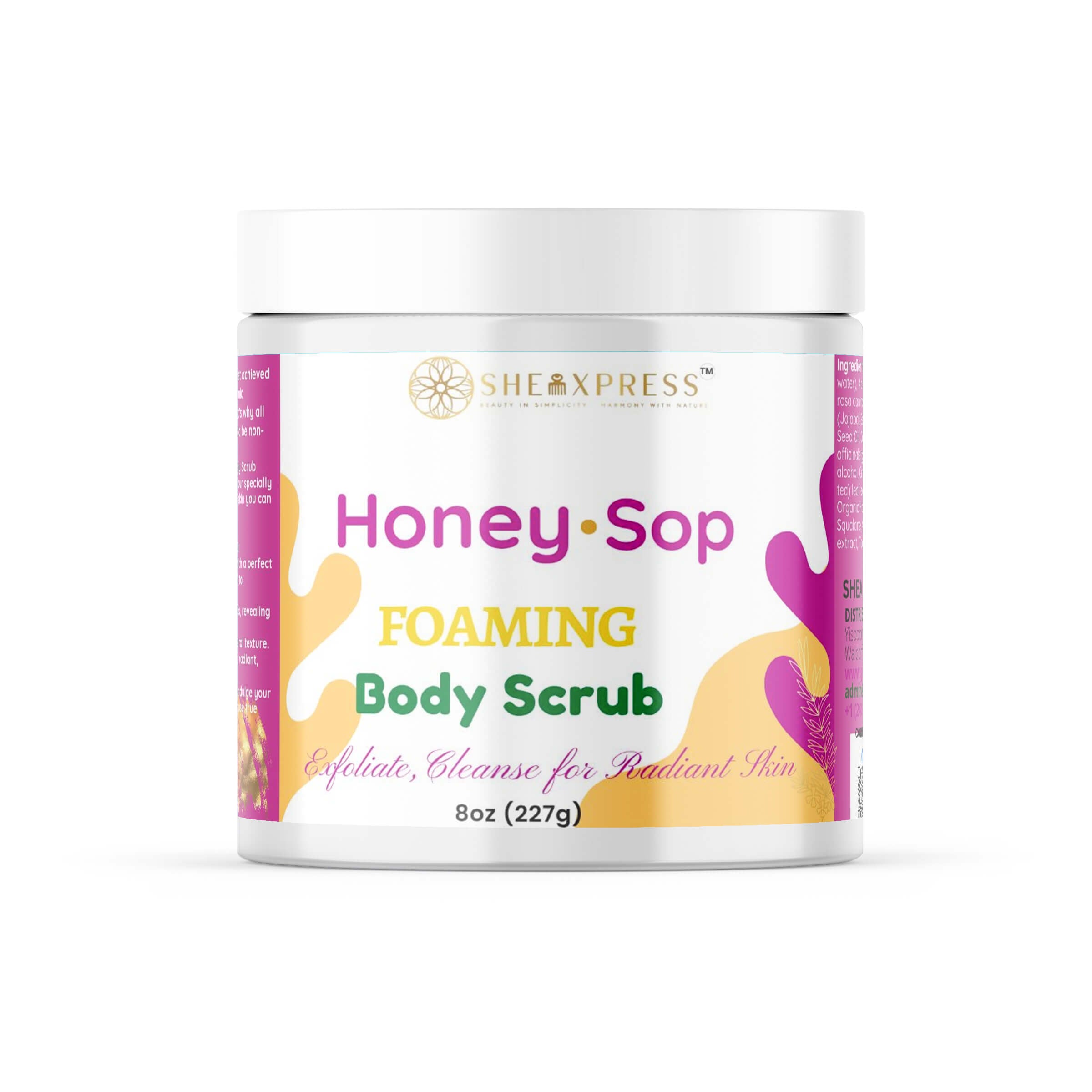 HoneySop Foaming Body Scrub – SheaXpress